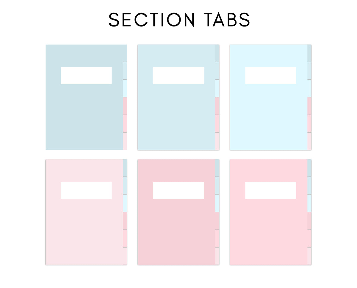 6 Subject Notebook | Digital Lined Customizable Notebook – Digital ...